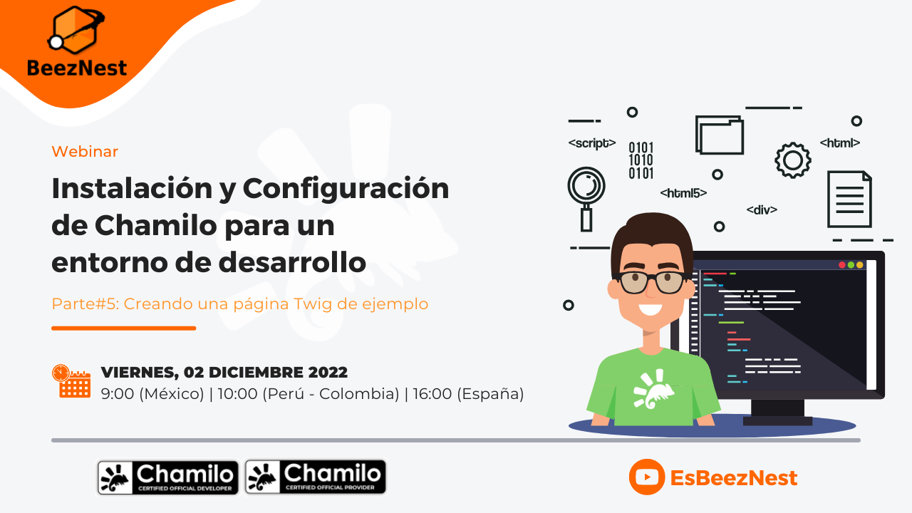 (Parte#5) "Instalación y Configuración de Chamilo para un entorno de desarrollo" | BeezNest